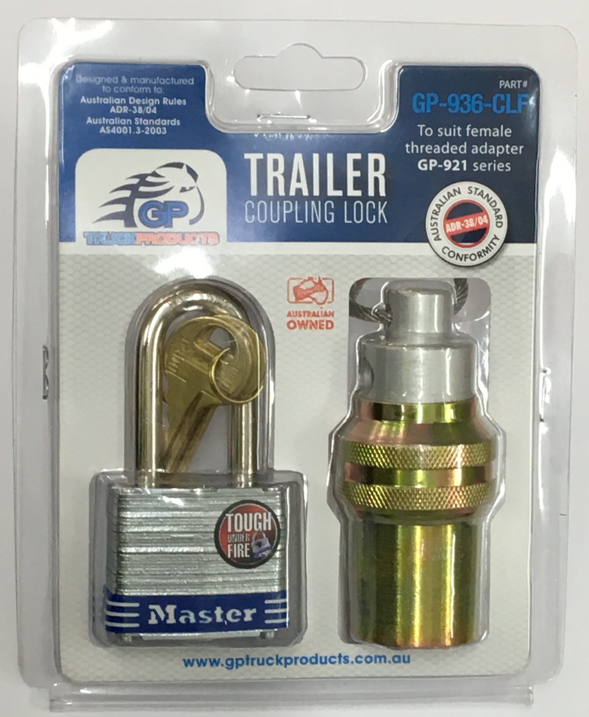 Trailer Coupling Lock - GP Truck Products